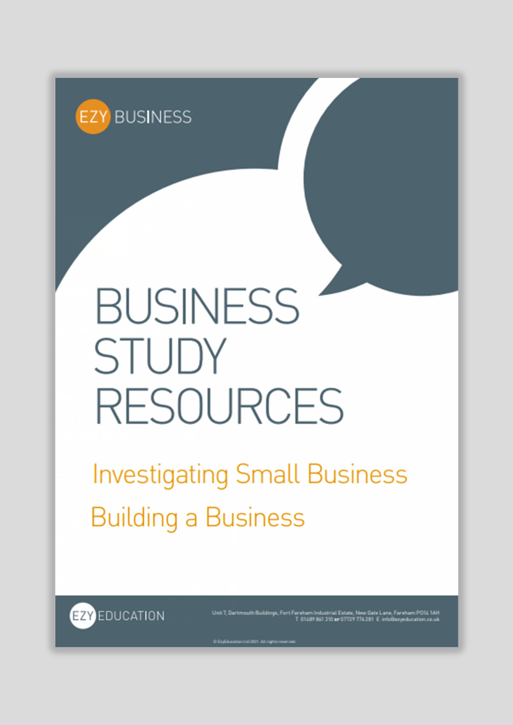 5. GCSE Business Study Resources – www.ezyeducation.co.uk