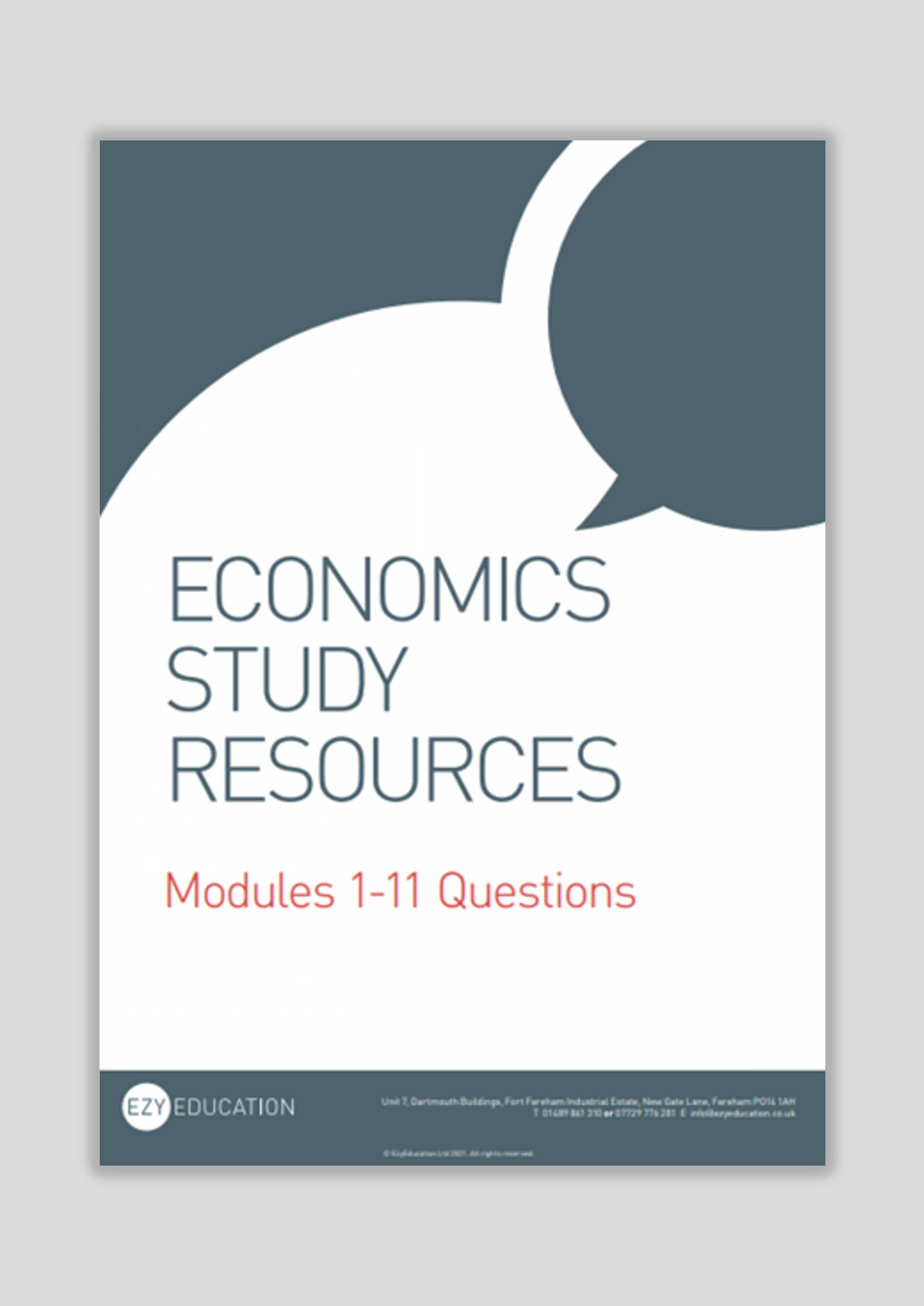 4. A-Level Economics Study Resources – www.ezyeducation.co.uk
